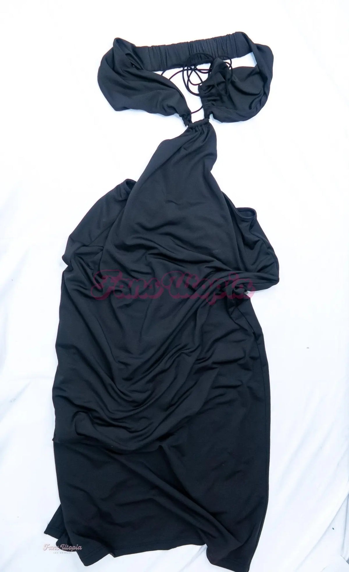 Kayley Gunner Black Asymmetrical Dress - FANS UTOPIA – SNACK LA